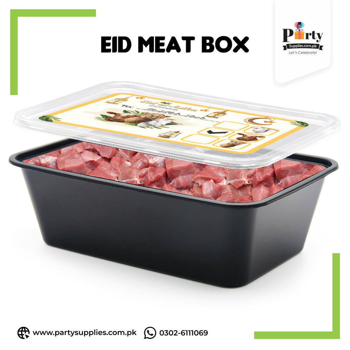 12-Pack Eid ul Adha Meat Distribution Boxes | Customizable & Hygienic ...
