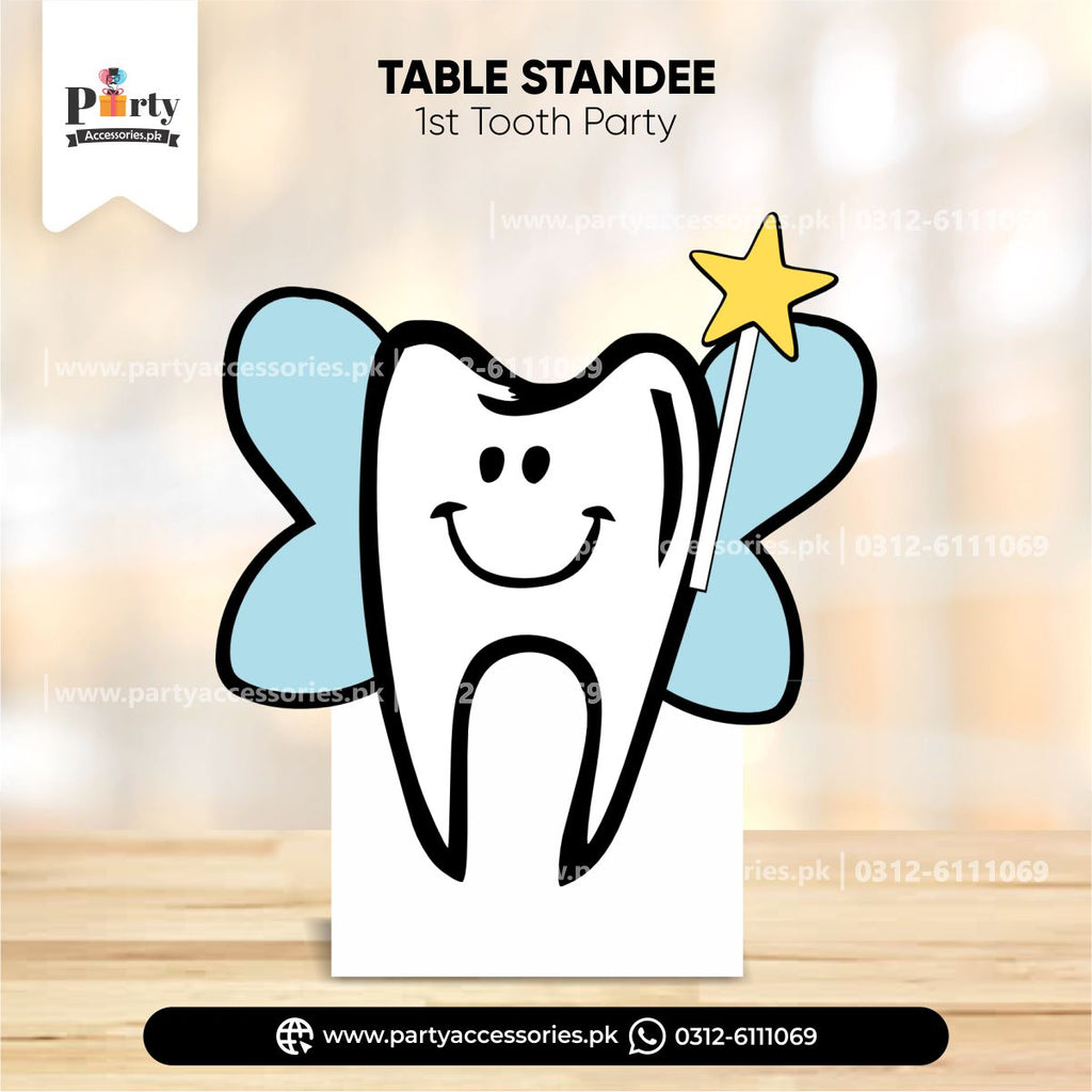 First tooth party Table decoration cutout standees – PartySupplies.com.pk