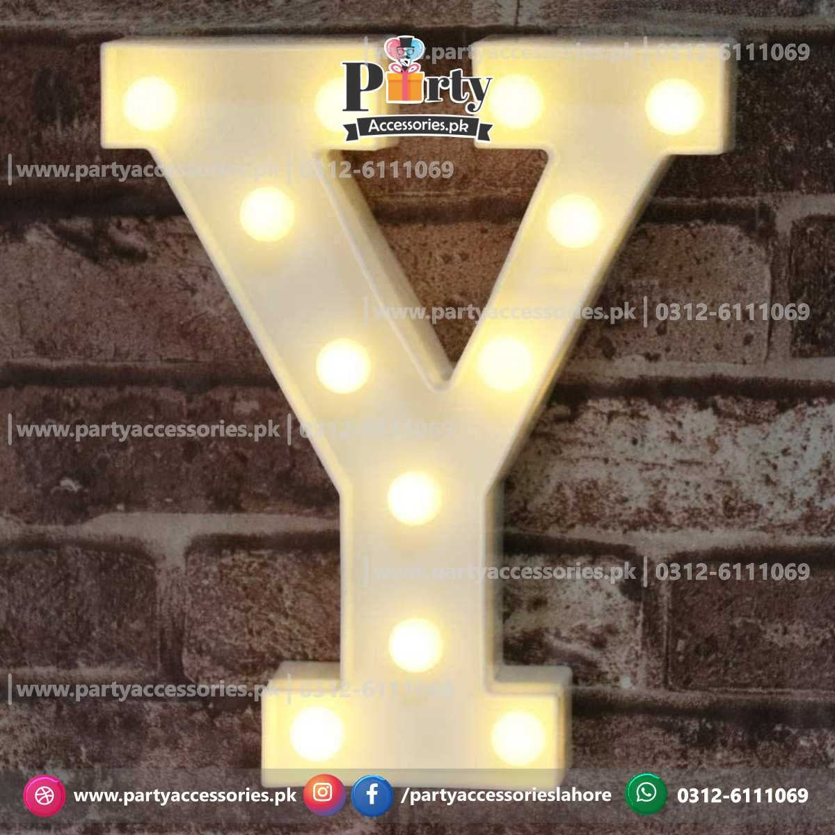LED letters | LED Alphabets A to Z light up letters– PartySupplies.com.pk