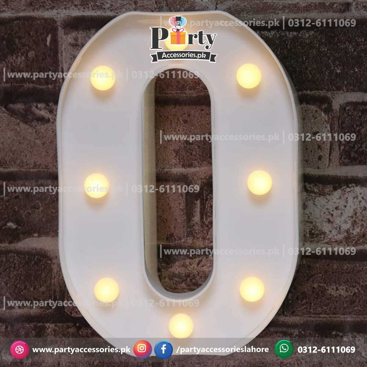 LED letters | LED Alphabets A to Z light up letters– PartySupplies.com.pk